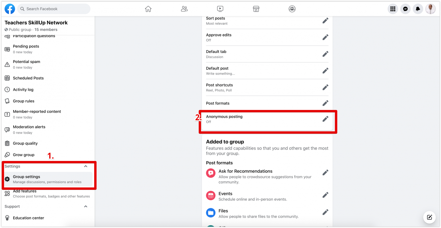 How to Post Anonymously in a Facebook Group - Group Leads Blog