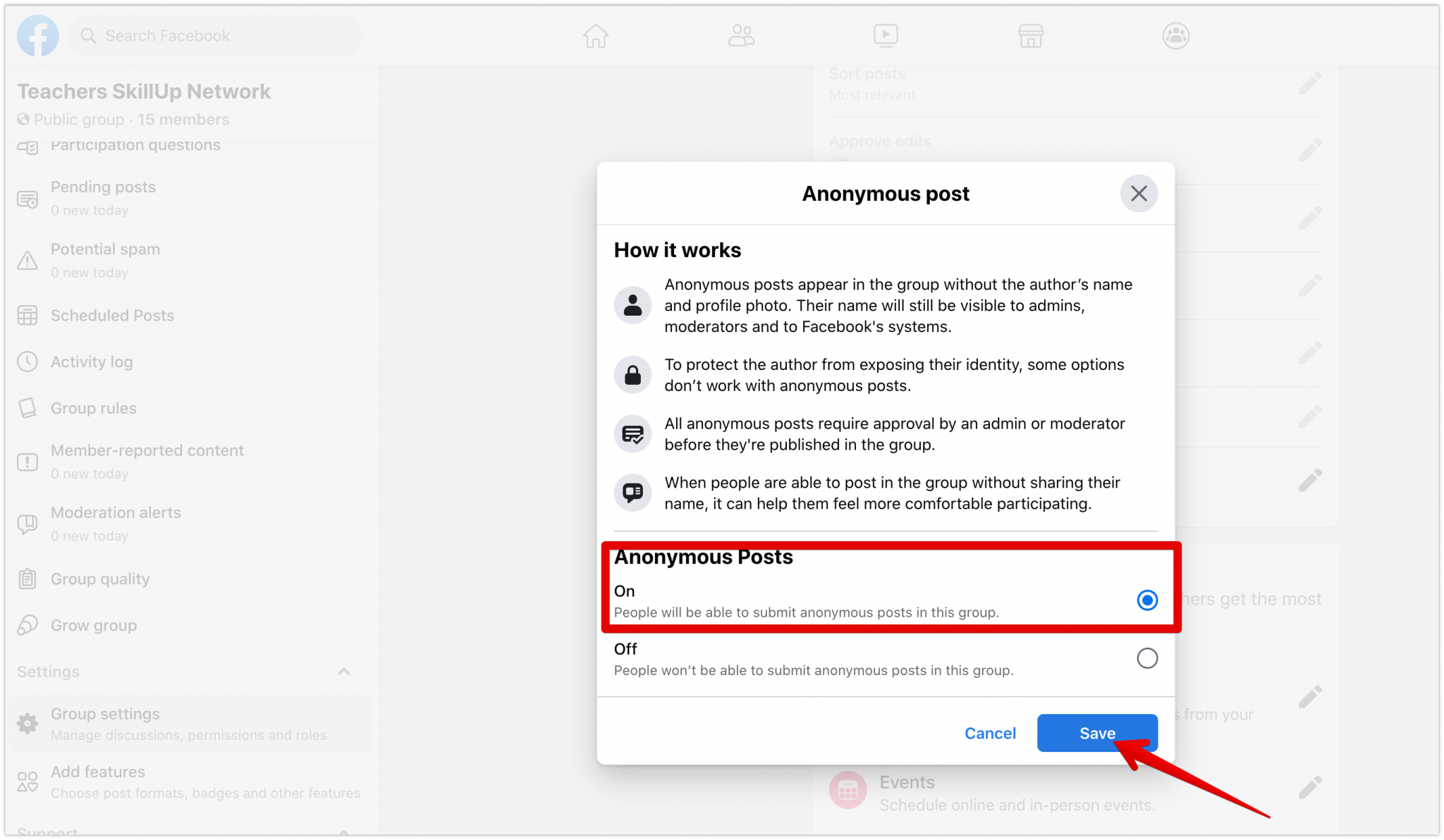 How to Post Anonymously in a Facebook Group - Group Leads Blog