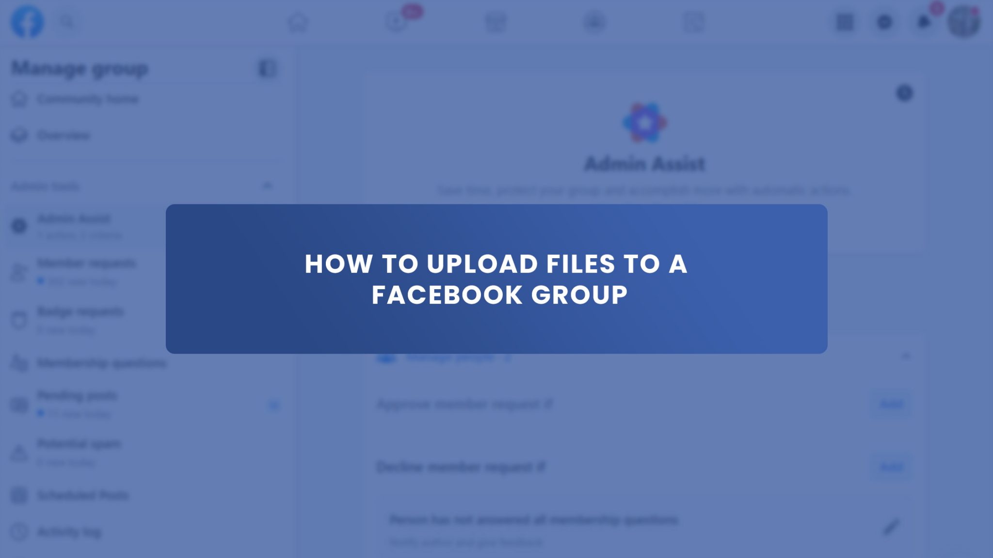 How To Add Files To A Facebook Group In 2023 Group Leads Blog