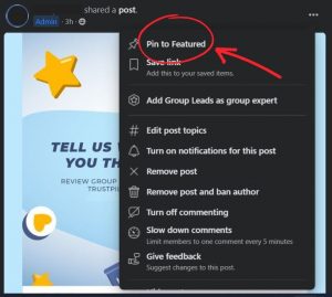 Featured Posts: How to Make, Post, Find, Pin & Remove Facebook Group ...