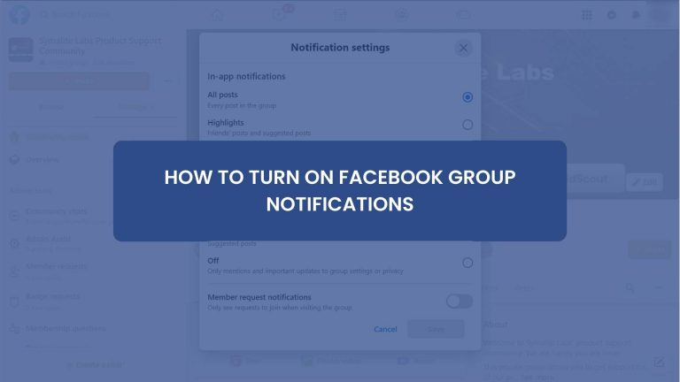 Never Miss a Beat: How to Turn On Facebook Group Notifications for ...