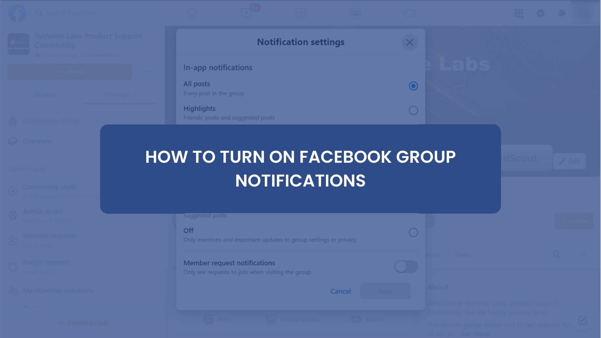Never Miss A Beat How To Turn On Facebook Group Notifications For